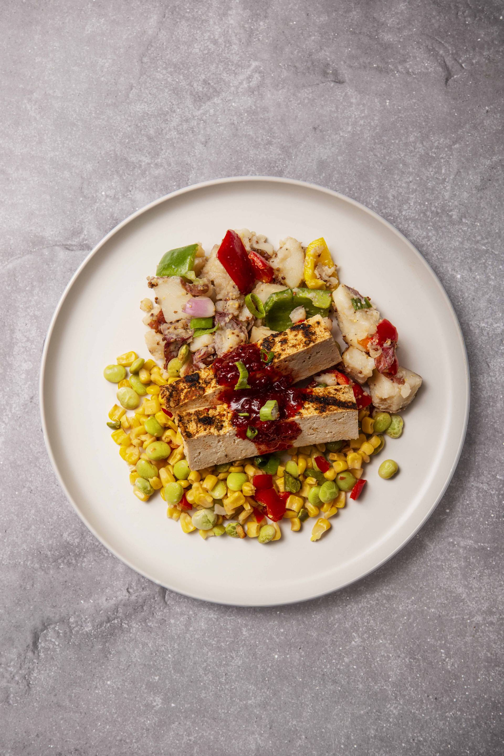 Michigan Cherry BBQ Tofu (MEAT FREE) - Clean Plates Detroit