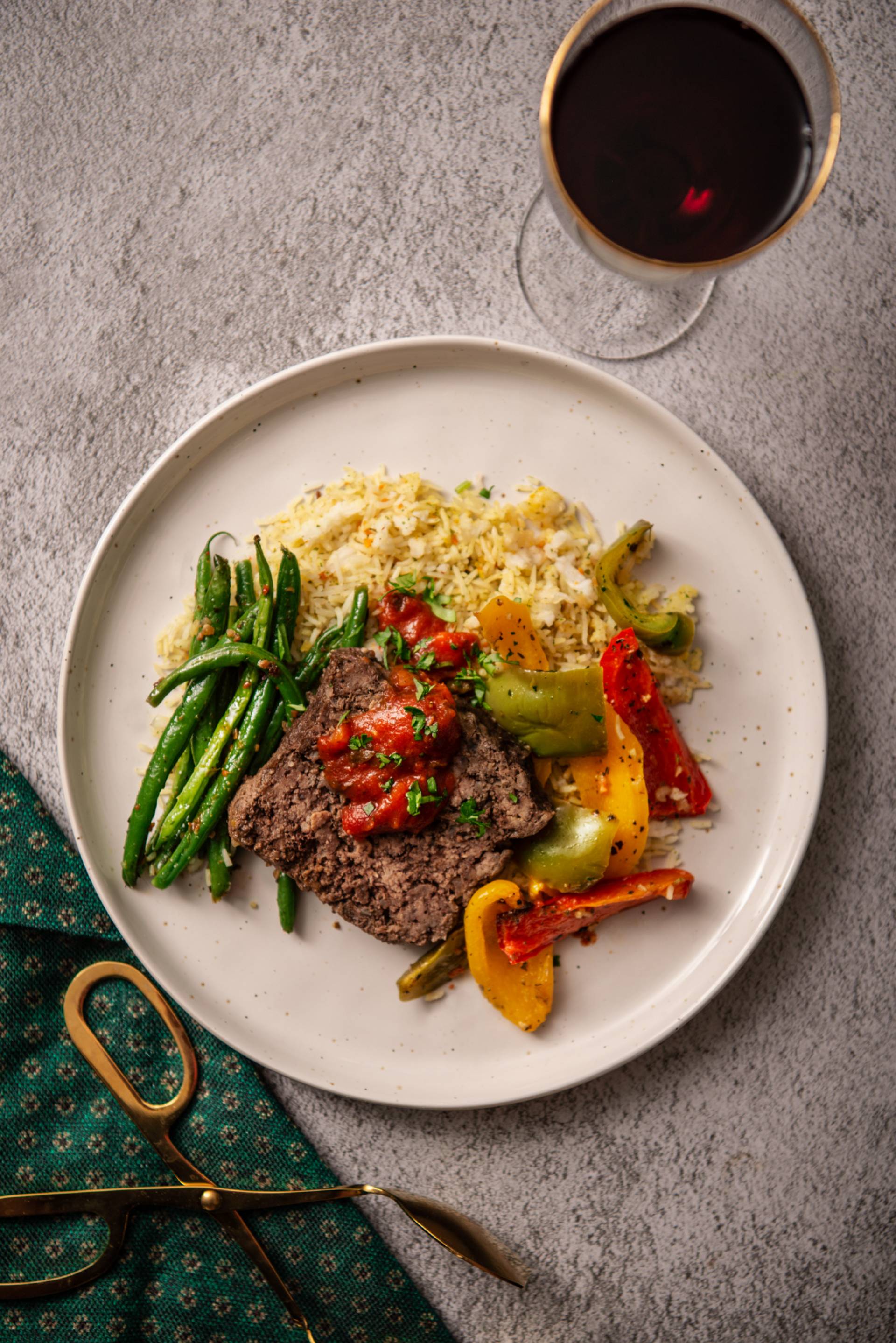 Beef Hashweh Meatloaf - Clean Plates Detroit